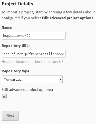 7.10. Hosting The Documentation On ReadTheDocs.org — Bugzilla 5.1 documentation